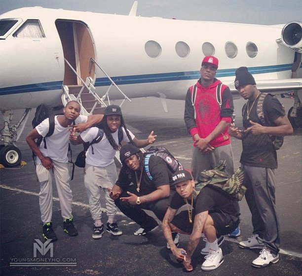 Chris Brown Private Jet