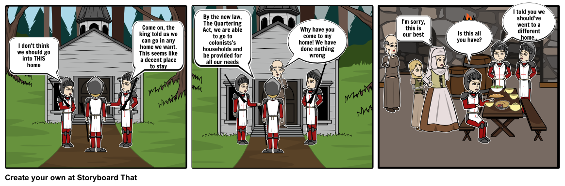 Quartering Act Cartoon
