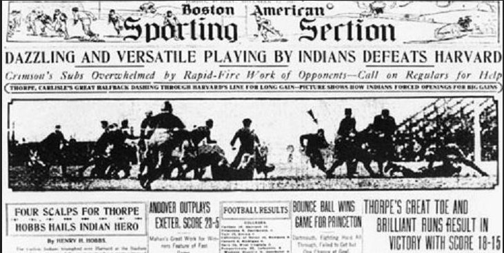 105 Years Ago Today: Jim Thorpe's Carlisle Indian School, coached by ...