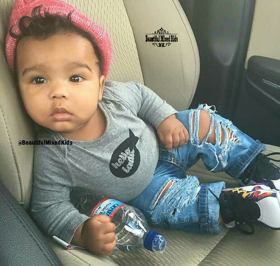 Light Skin Babies With Swag