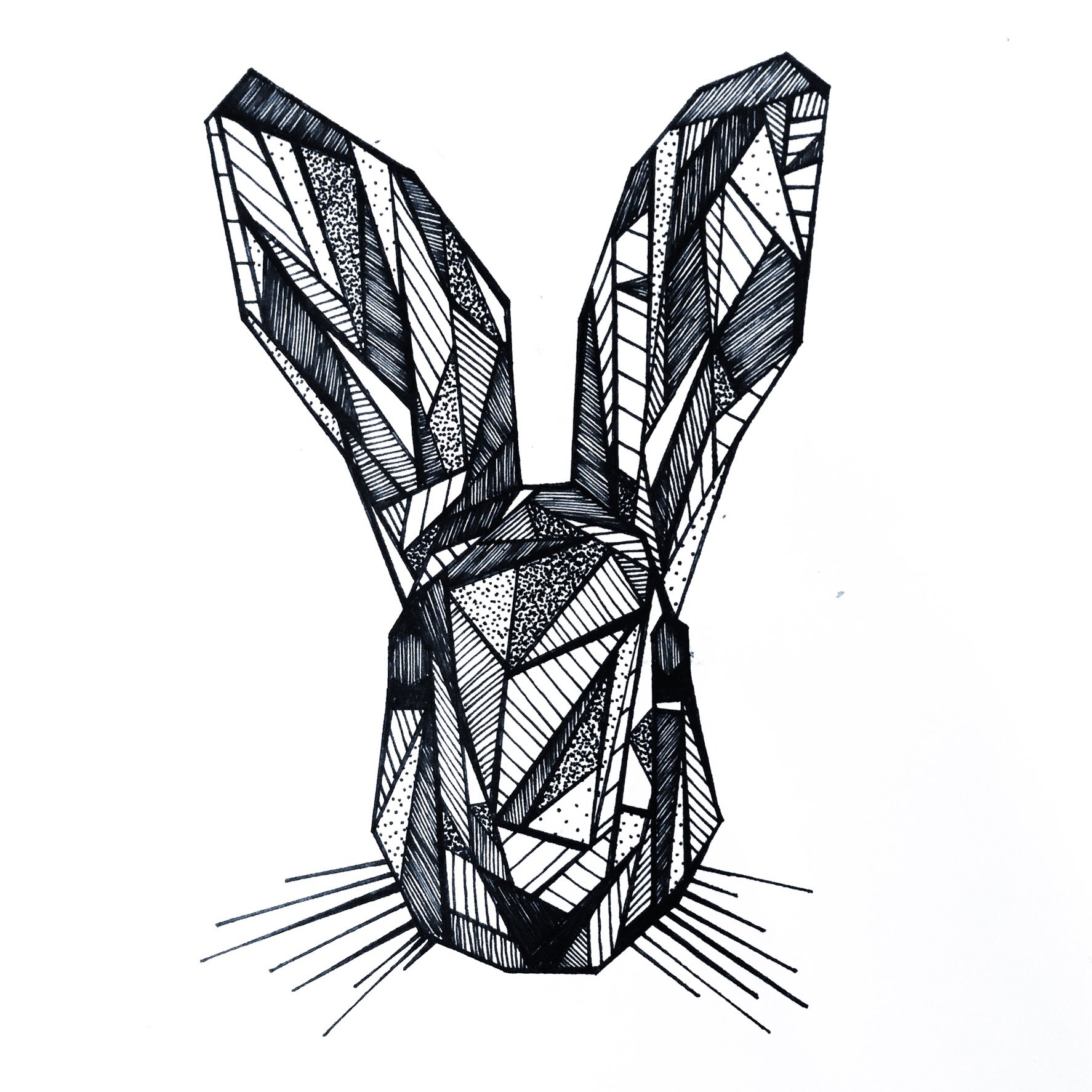 Geometric Hare Tattoos Los Angeles Geometric Artist | Eric Hare Tattoo
