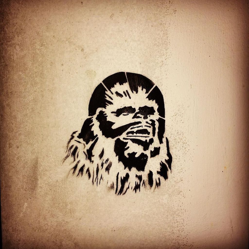 Chewbacca Stencil