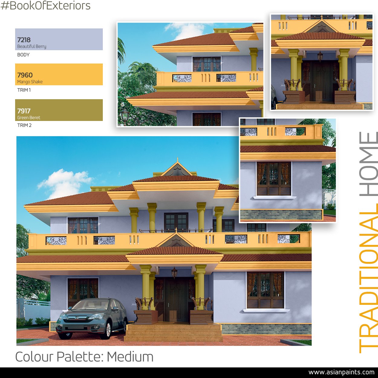 Asian Paints Colour Combination Exterior Walls