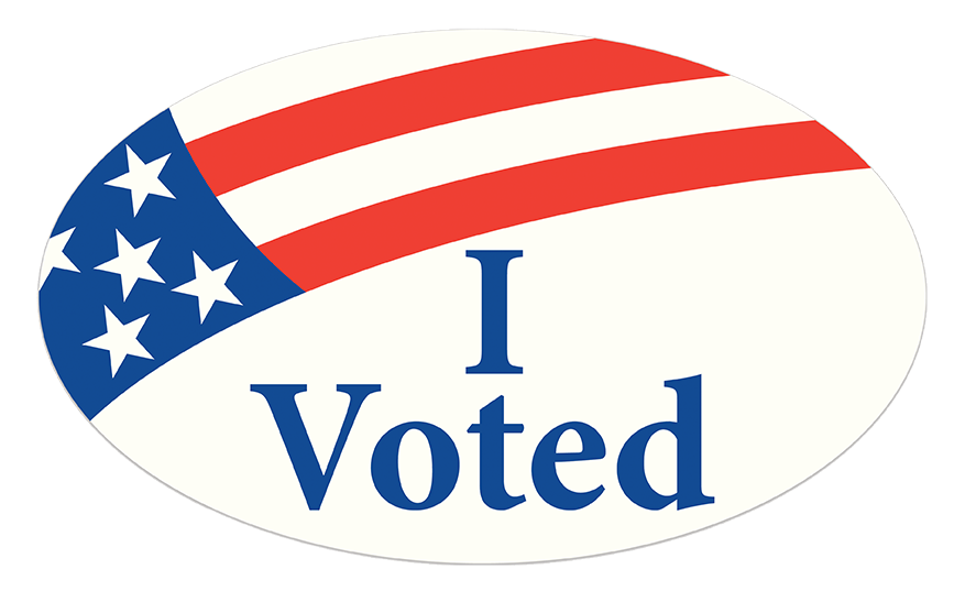 If you don’t get an “i voted” sticker - and even if you do, here’s one ...