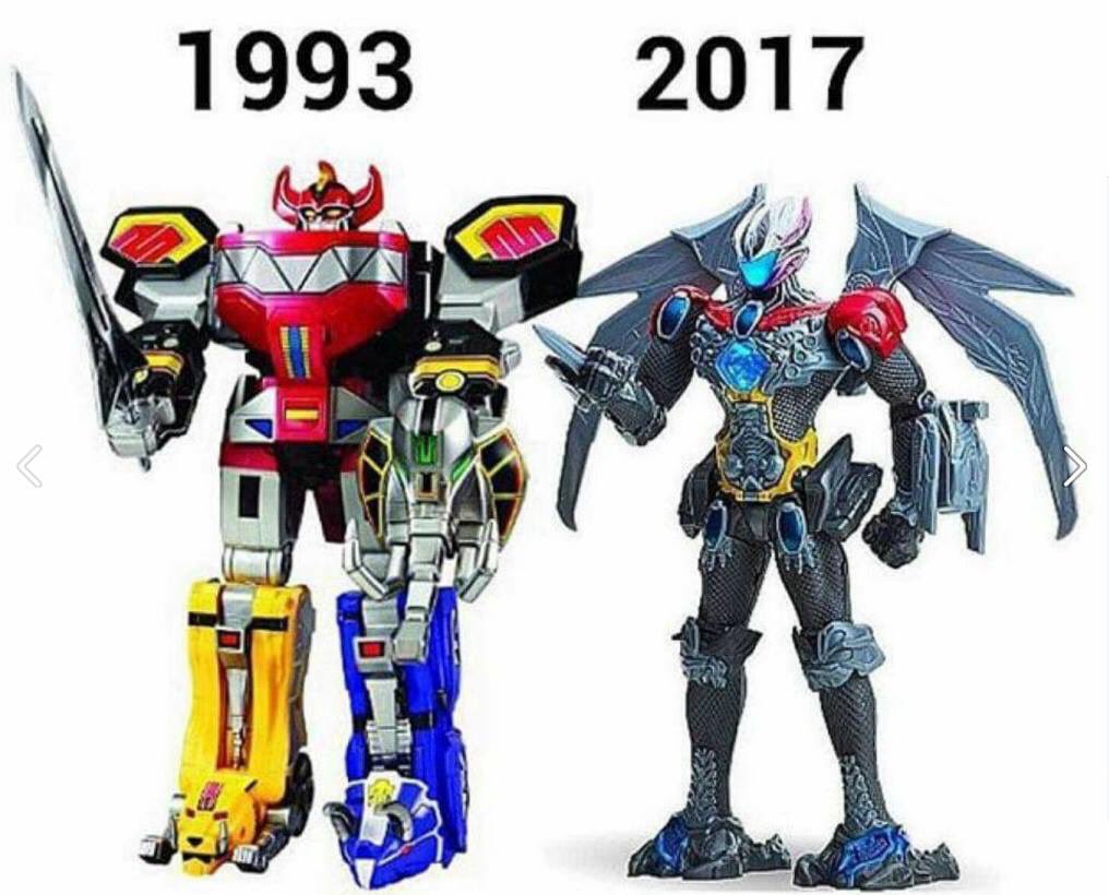 2017 Power Rangers Movie 5 in 1 Combined