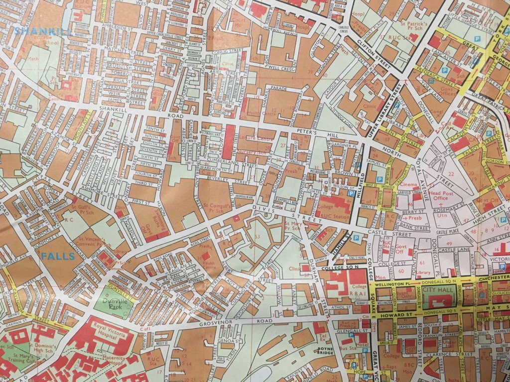 Belfast Street Map