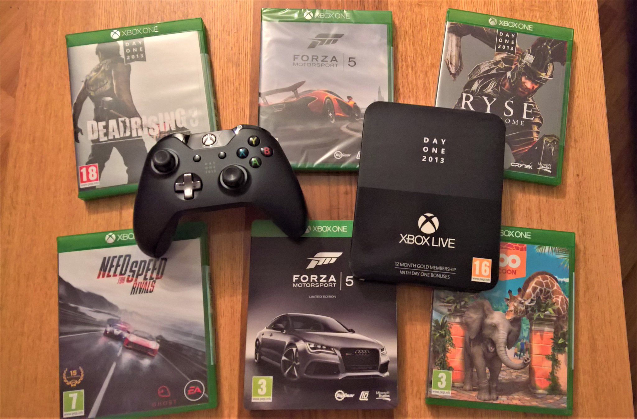 AR12GAMING on Twitter: "What were your Xbox One Day One games? @BeetleComet had @ForzaMotorsport ...