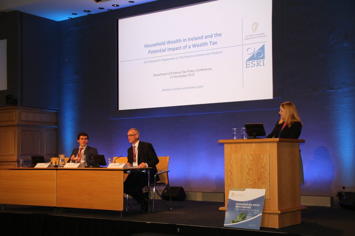 Prof Alan Barrett introduces Martina Lawless, ESRI & Donal Lynch, Dept ...