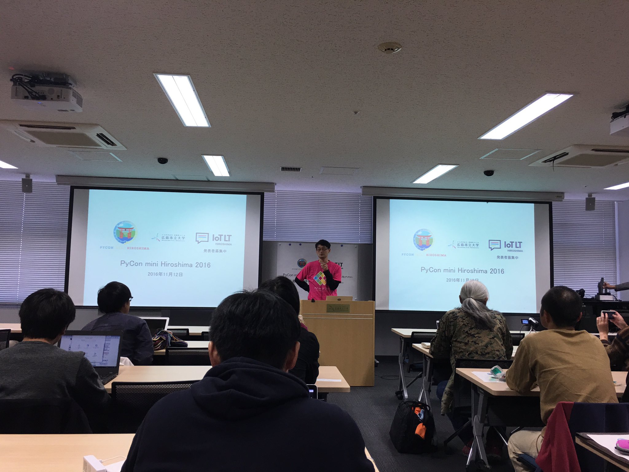 checkpoint on Twitter: "PyCon mini Hiroshima始まりました！！ 楽しみ〜！ #pyconhiro…