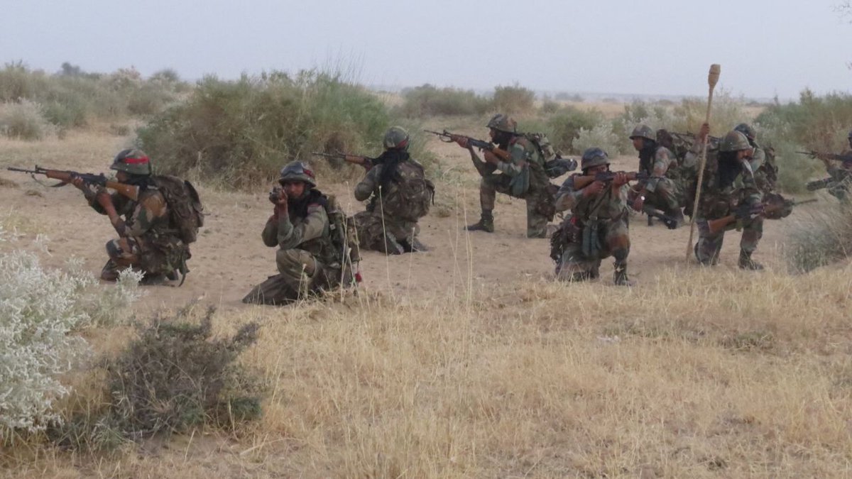 Indian Army: Rajasthan: Indian Army carried out 2-day long Spl ...