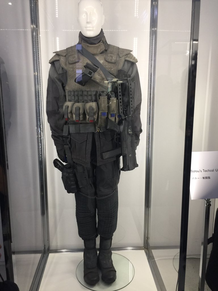 Costume pieces from the ghost in the shell trailer launch event in ...