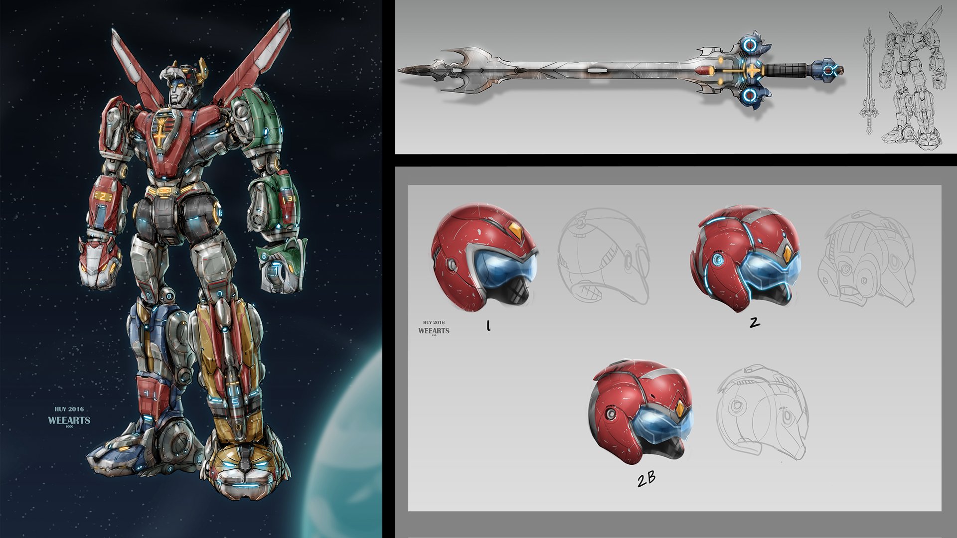 Voltron Concept Art