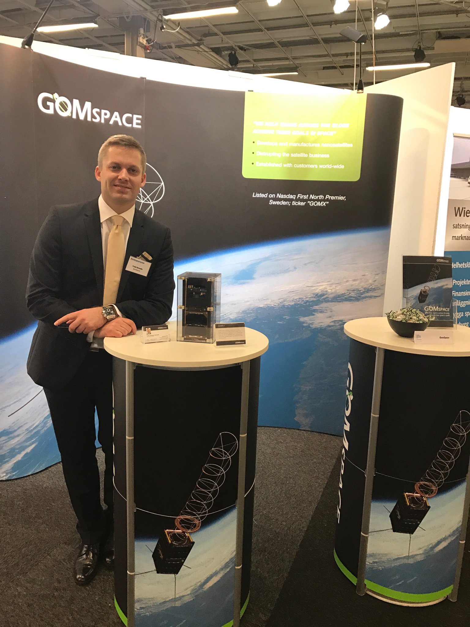 GomSpace on Twitter: "Our CFO, Troels Dalsgaard Nørmølle, is today at Store Aktiedagen in ...