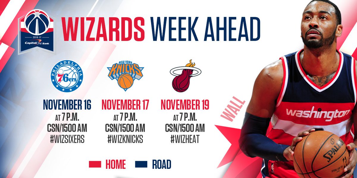 An Eastern Conference trio is on the docket for us this week Wizards ...