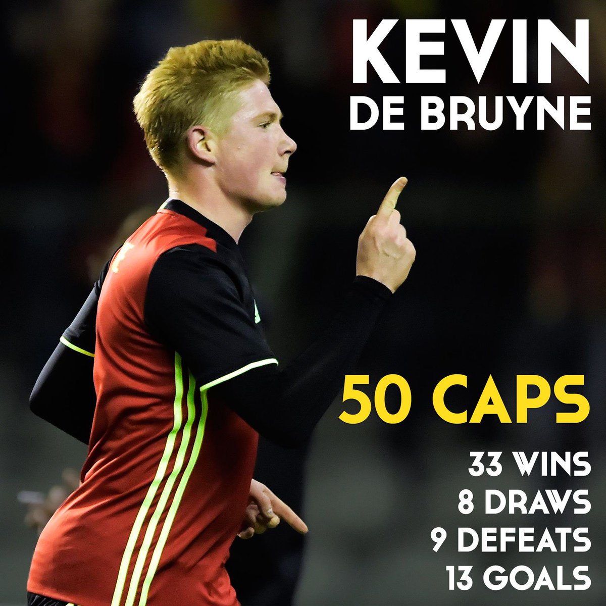 Special night for KDB last Sunday. He has now reached a total of 50 ...