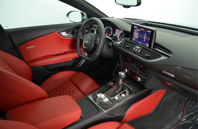 Audi Rs7 Red Interior