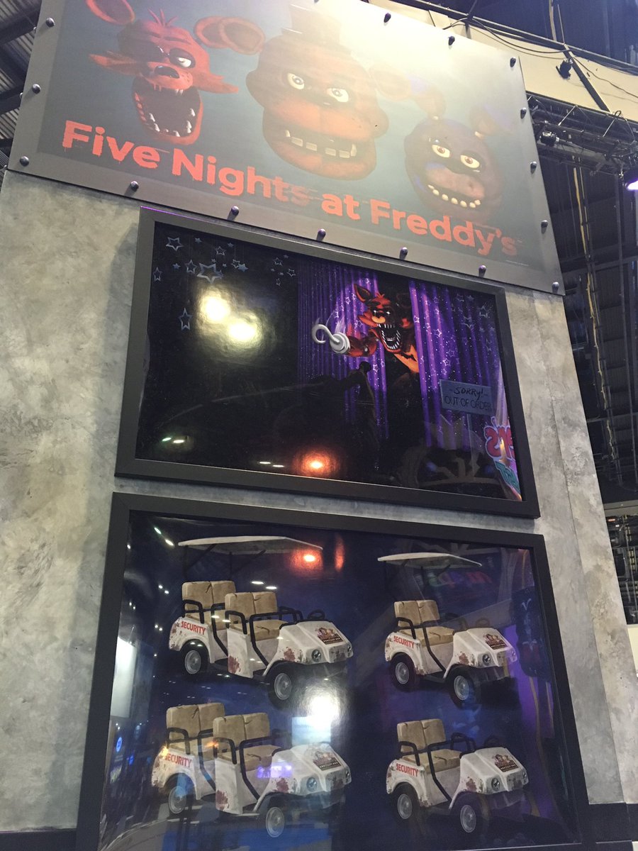 Found some concept art of the FNAF ride. They seem to love Foxy, what ...