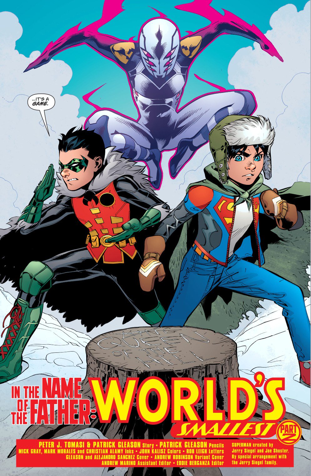 Superboy And Robin Vs Batman And Superman