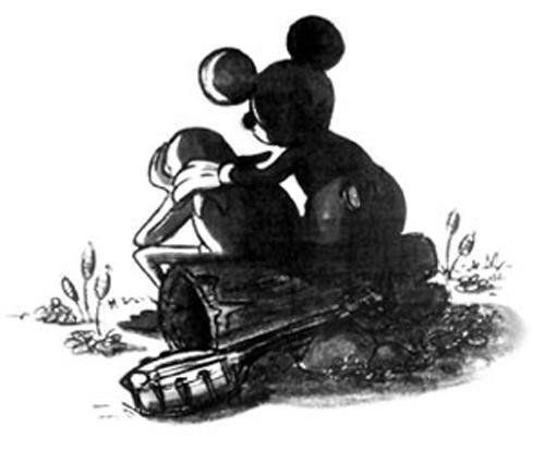 When Jim Henson died, Disney Imagineers sent a drawing of Mickey Mouse ...