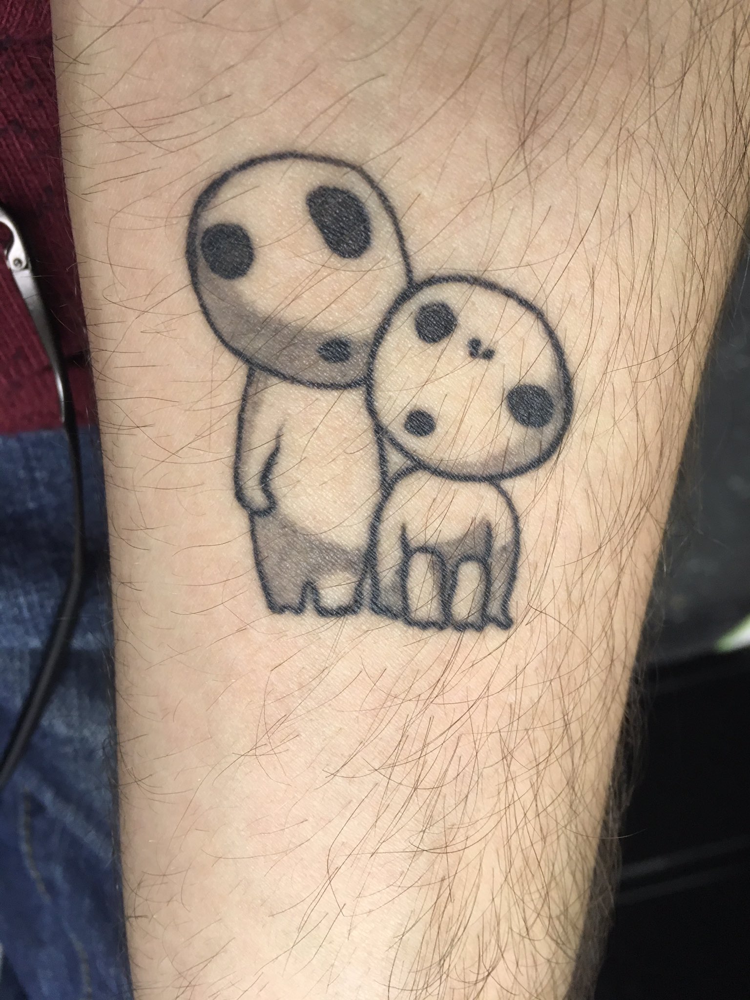 Princess Mononoke Kodama Tattoo