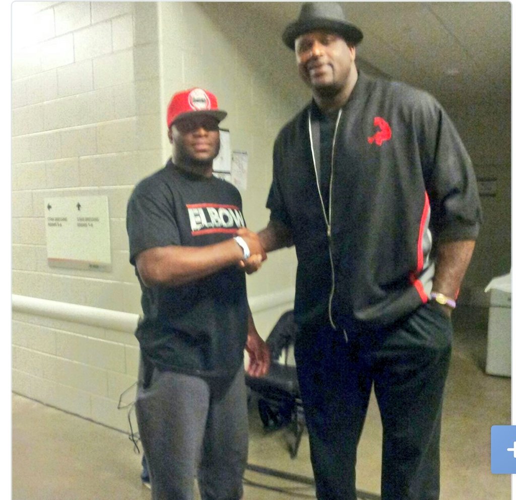 Shaq with the Blackbeast : r/MMA