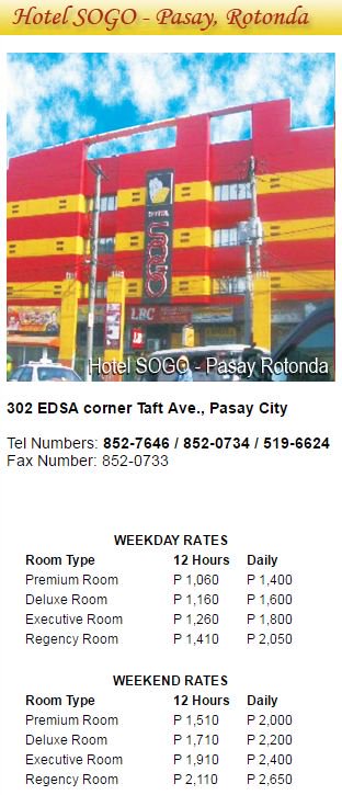 Sogo Hotel Regency Rooms