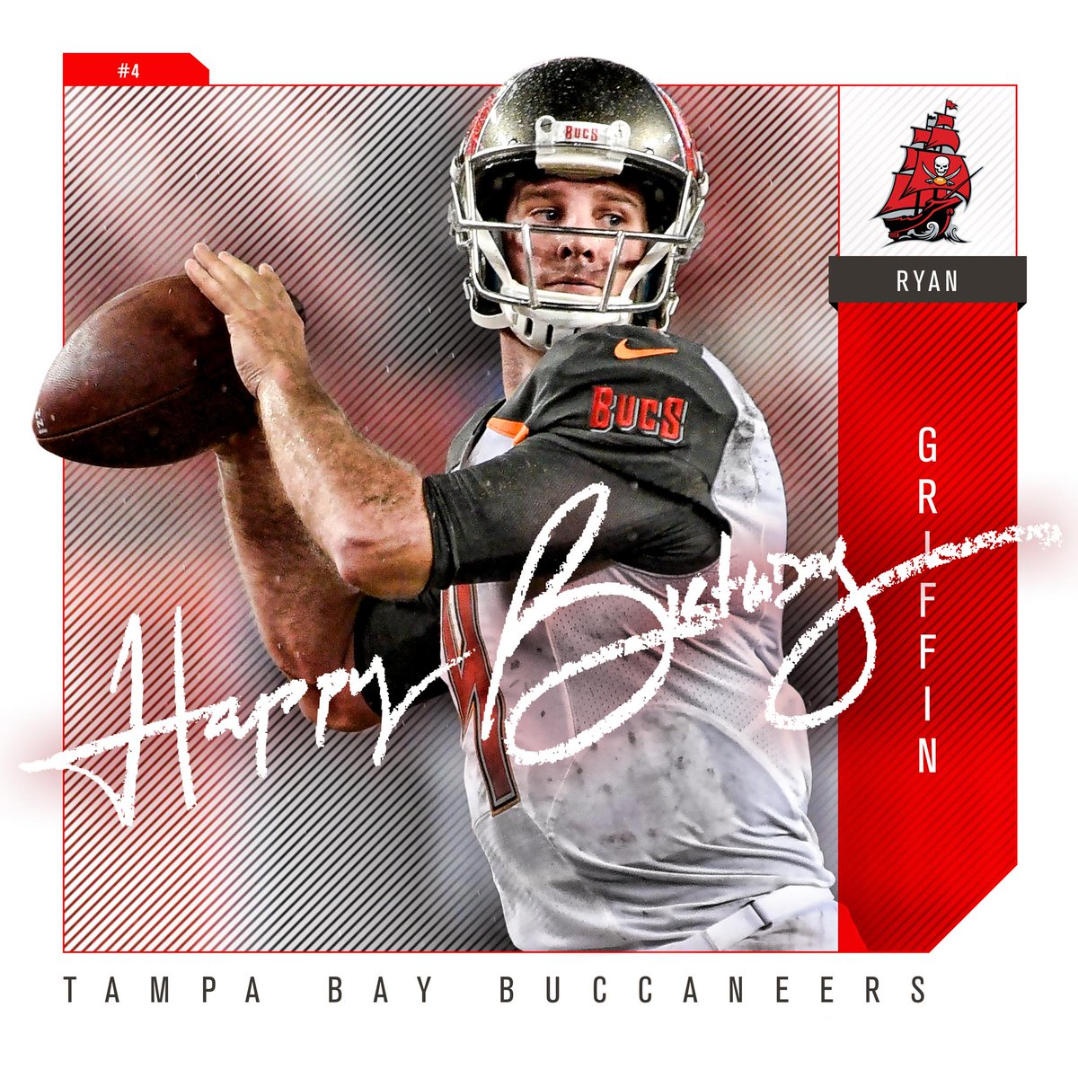 Bucs fans, help us wish QB Ryan Griffin a Happy Birthday! 🎉 #HBD https ... Bucs fans, help us wish QB Ryan Griffin a Happy Birthday! 🎉 #HBD https ...