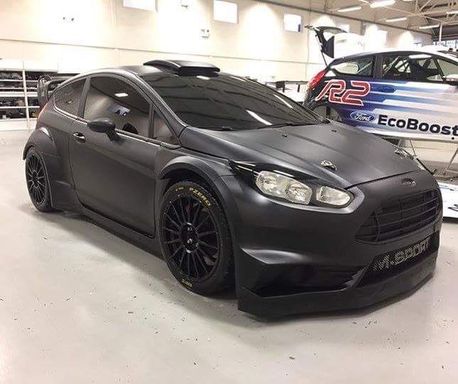 Matte Black Ford Fiesta