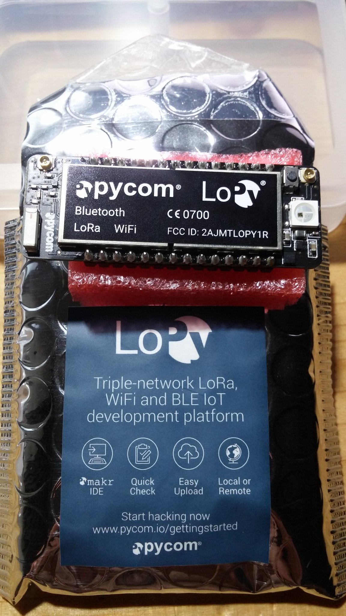 esp32.co.uk on Twitter: "It's here! #esp32 #pycom #lopy…