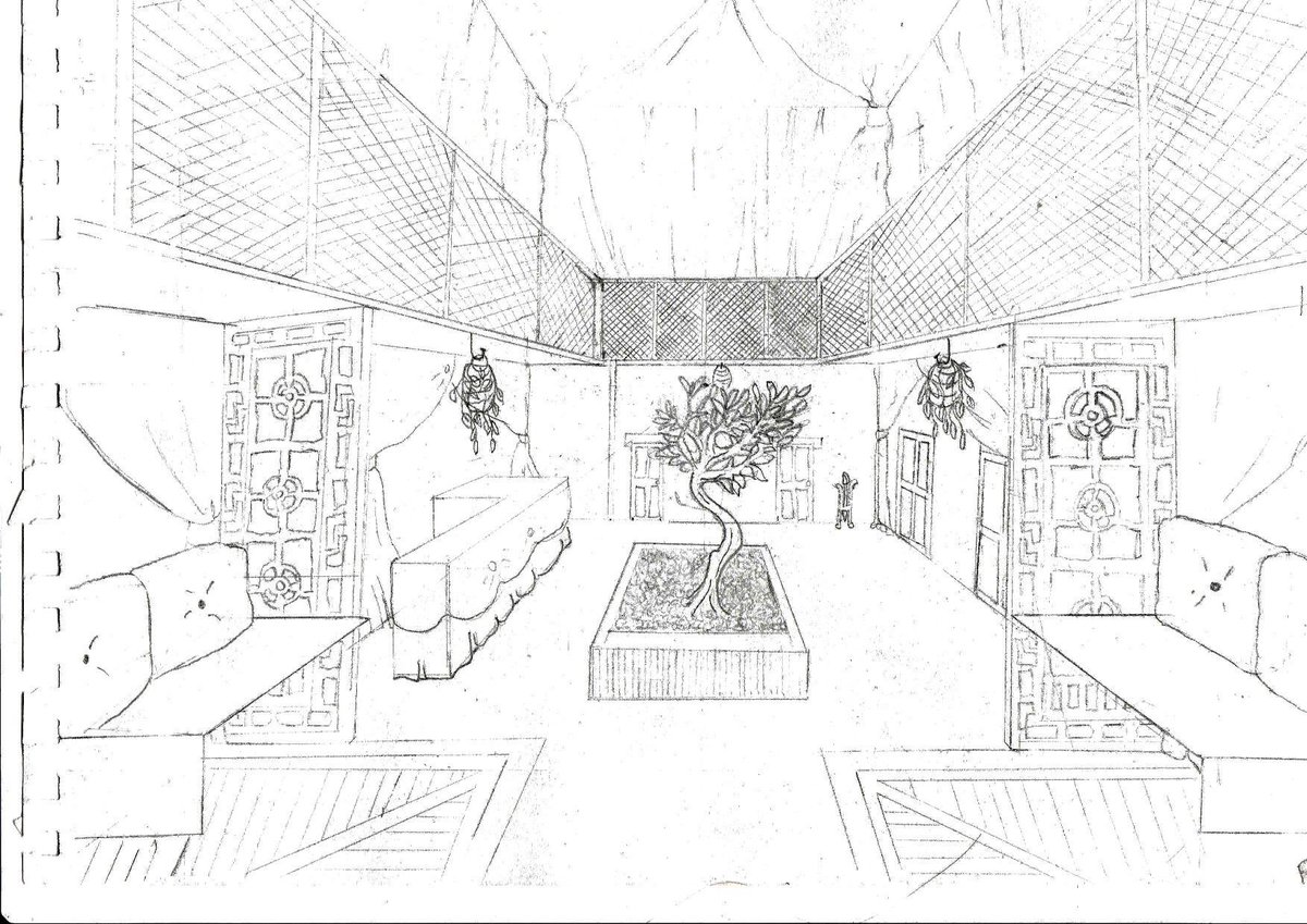 Film Set Design Sketches