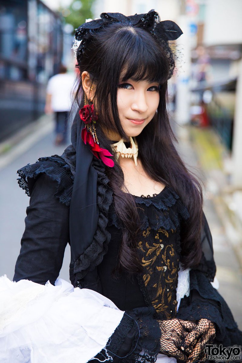 Japanese goth designer in harajuku w/ dark fashion by , axes femme & h.naoto gramm - scoopnest.com
