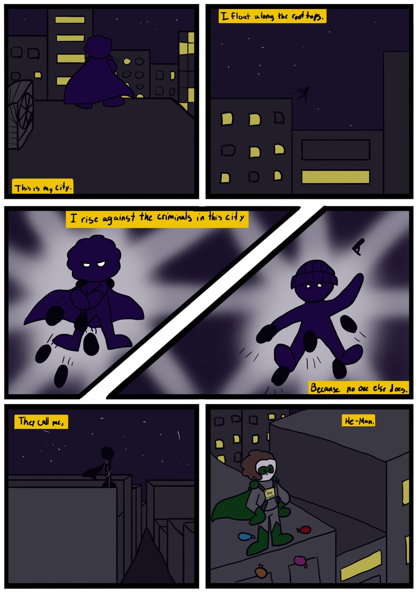 Ethan's Helium Man in comic book form by Noel Alexander : DoorMonster