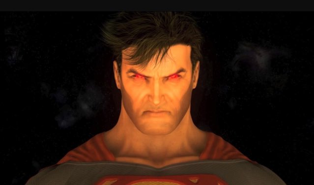Superman Red Eyes Angry