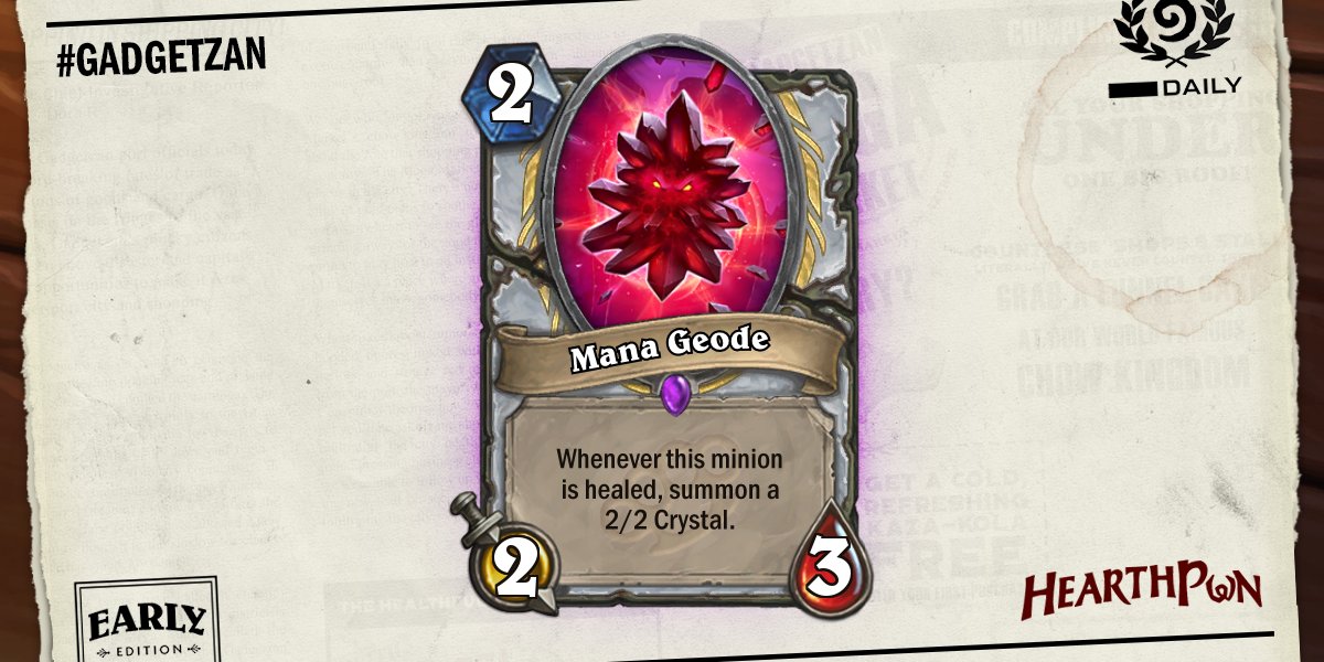 Gadgetzan: Mana Geode - Stevinho.de - Ein ausgezeichneter Blog!