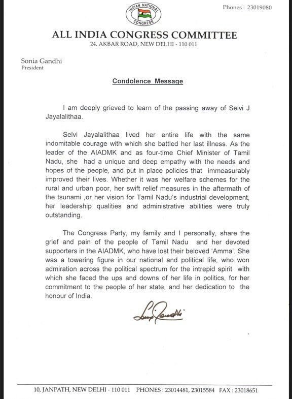 Contoh Condolence Message