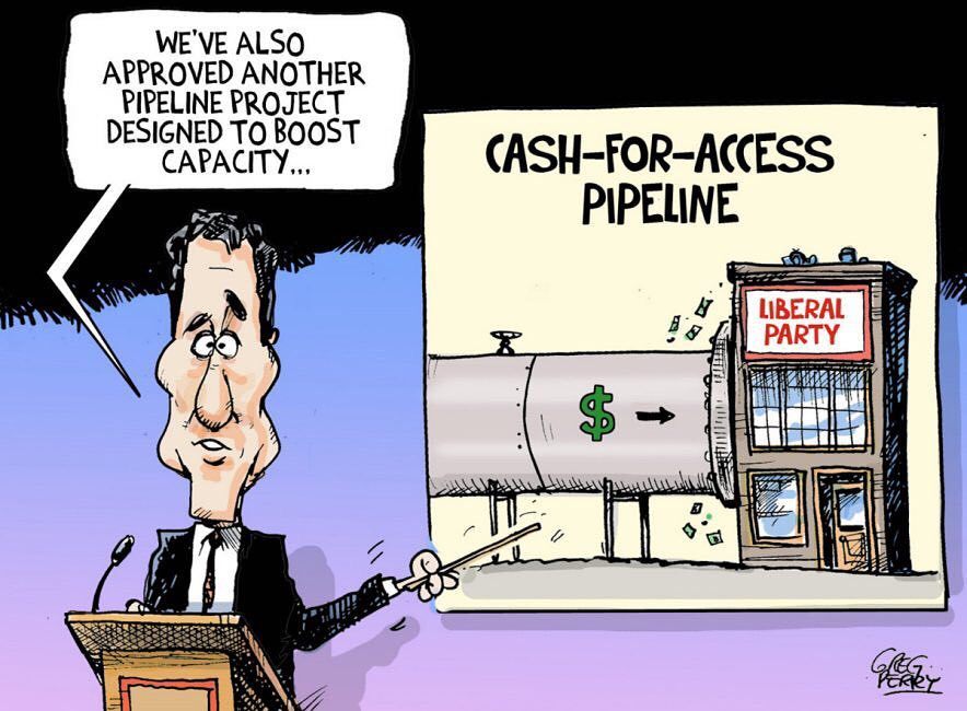"Pipeline deal" is an editorial cartoon by Greg Perry. Trudeau cdnpoli ...