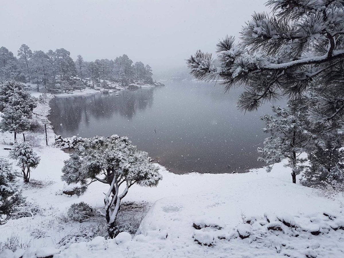 ¡espectacular! después de la hermosa nevada en creel #chihuahua. vía ...