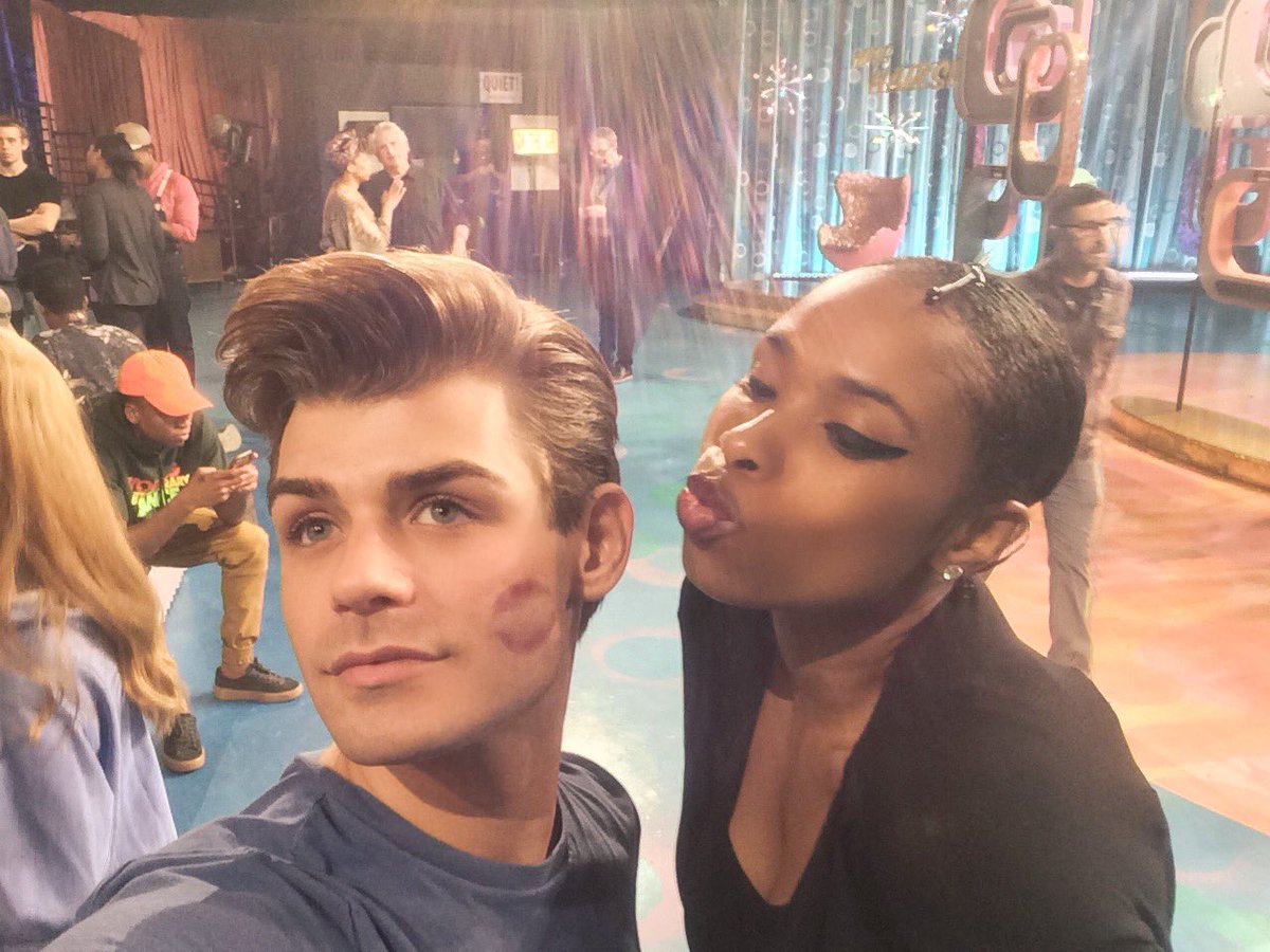 Garrett Clayton And His Girlfriend Kissing
