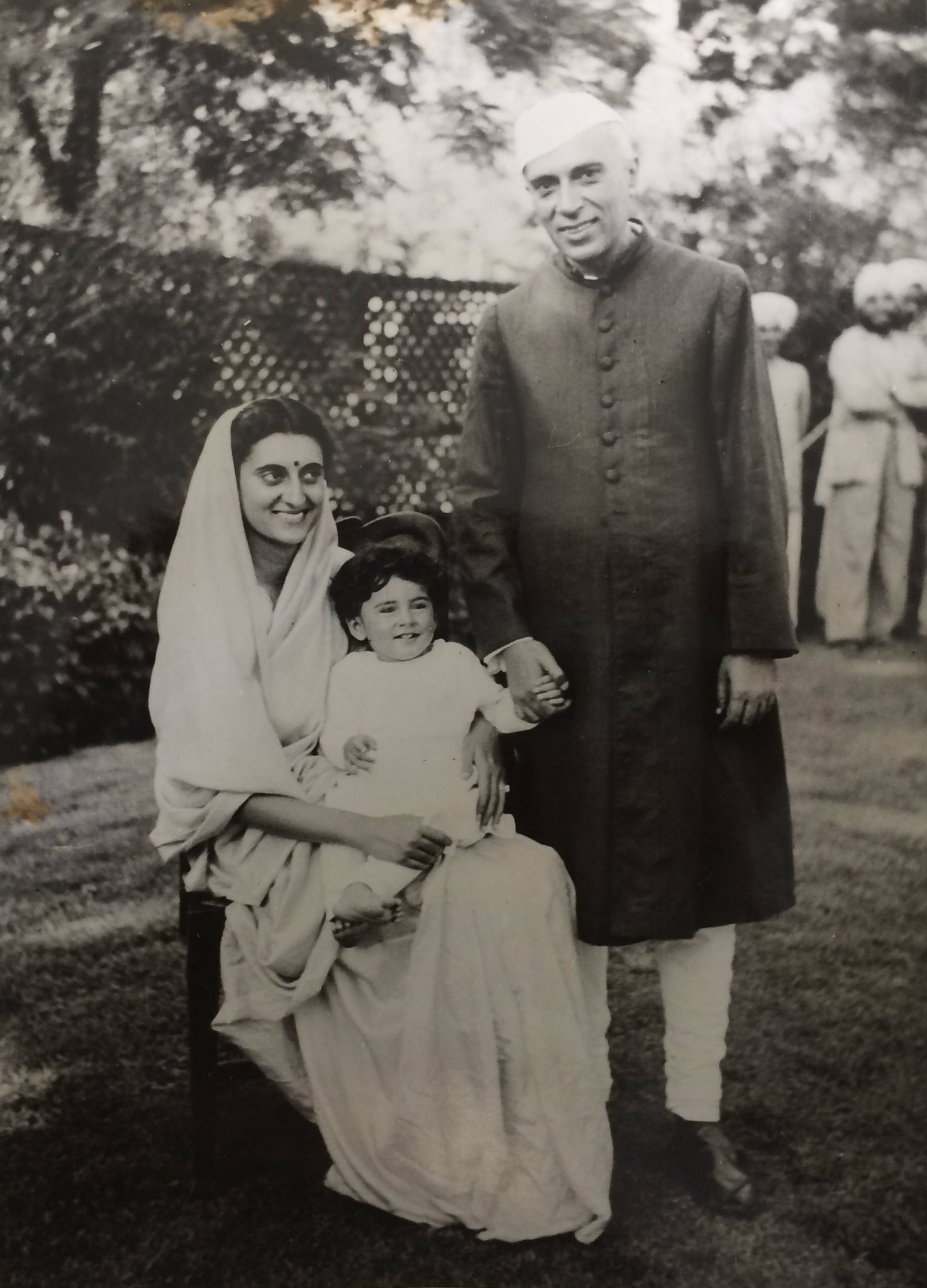 Jawaharlal Nehru With Indira Gandhi