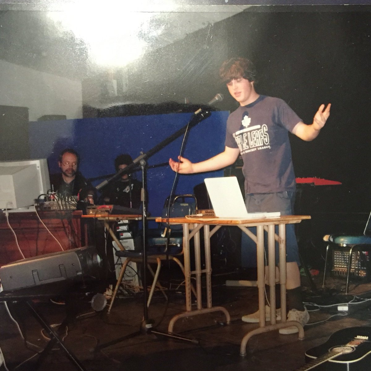 Bruning : literally live solo electronic played songs school teacher ...