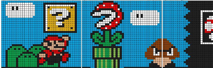 Coloring Squared on Twitter: "Here is our Super Mario 3 themed megapixel mural. Enjoy! https://t ...