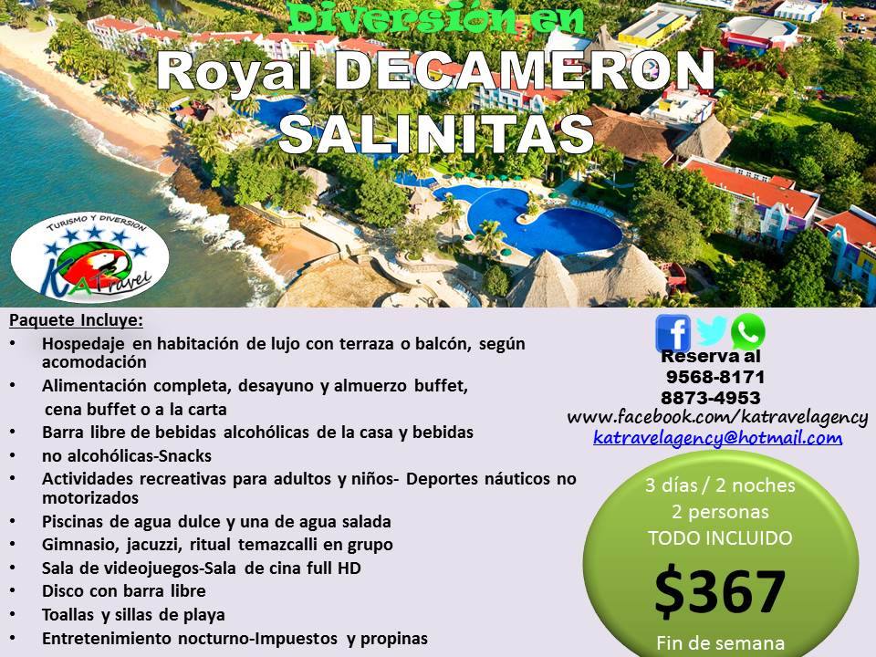 Reservaciones Hotel Decameron El Salvador