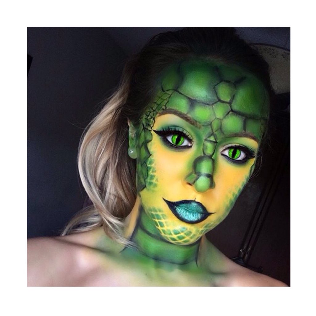 Reptile Face Paint