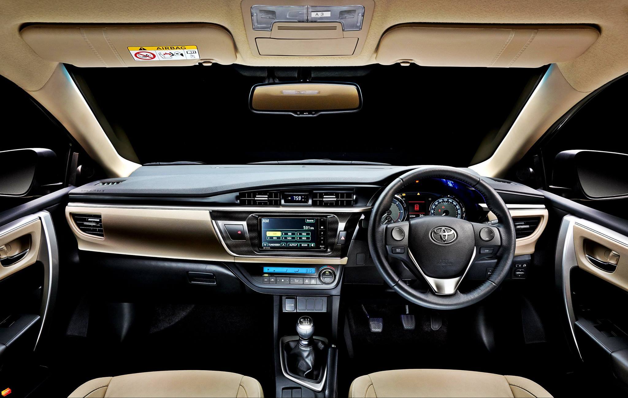 Toyota New Interior Corrola Altis