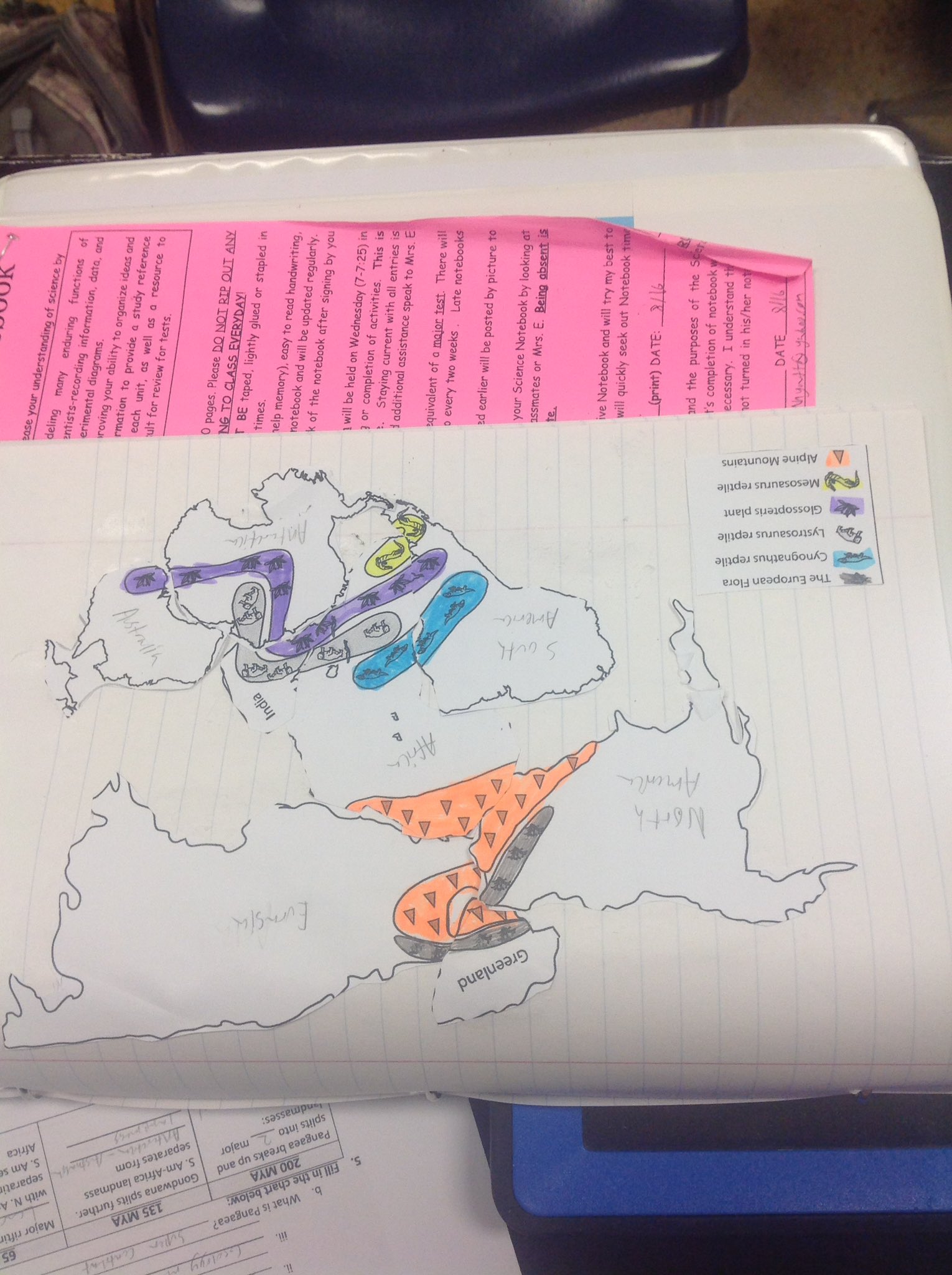 Pangaea Fossil Evidence