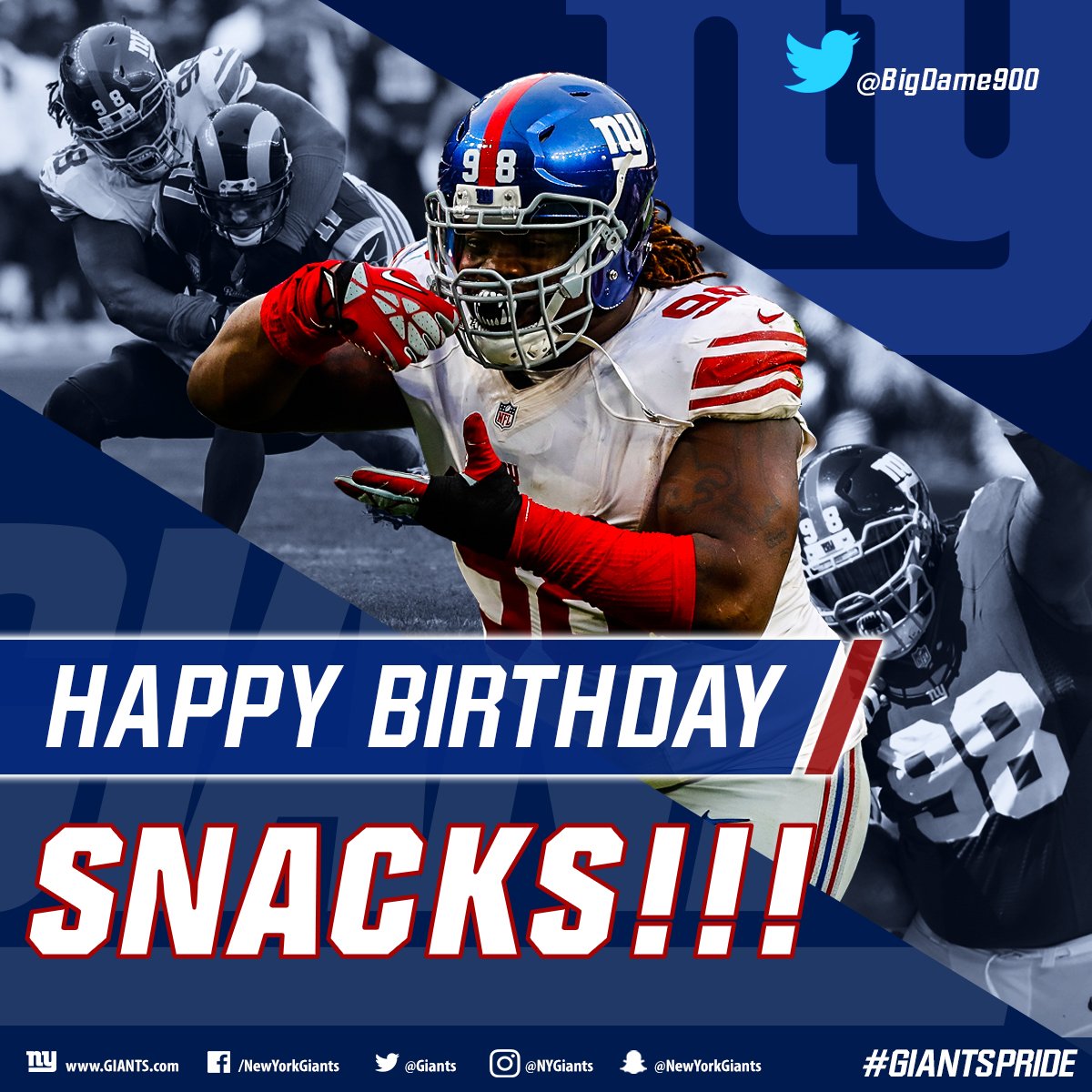 Happy Birthday to Damon Snacks Harrison!!! @BigDame900 🎂🎉🎈🎁 https://t ...
