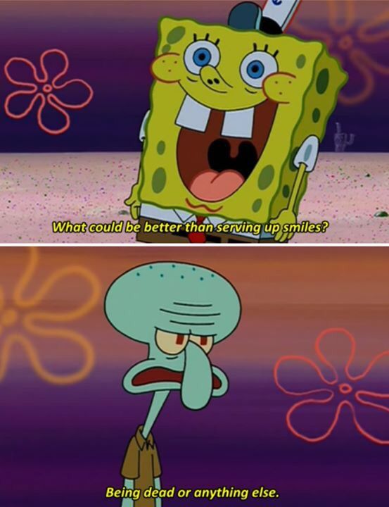 Spongebob Cursing Out Squidward