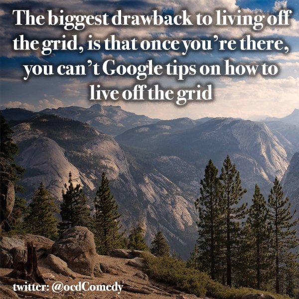Living Off The Grid Quotes