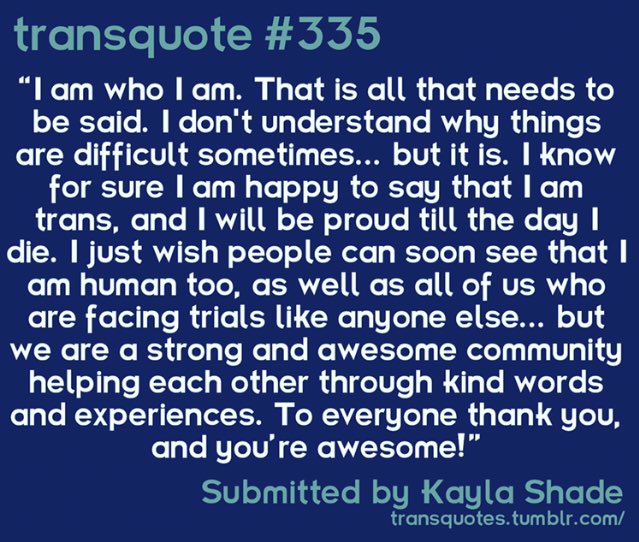 Transgender Quotes Tumblr