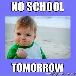School Tomorrow Meme Funny